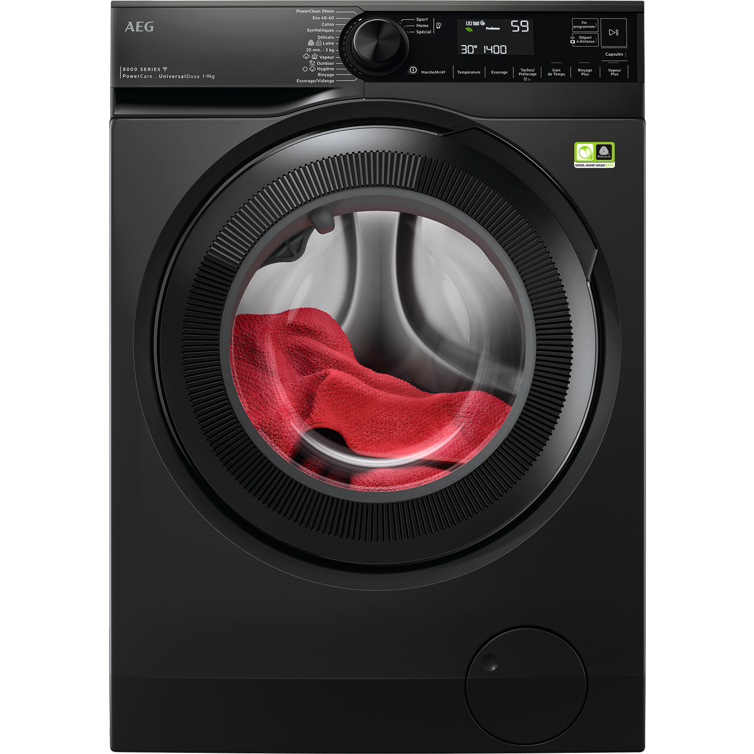 Machine à laver frontale Série 8000 9 kg - LF8394U4O | AEG Maroc